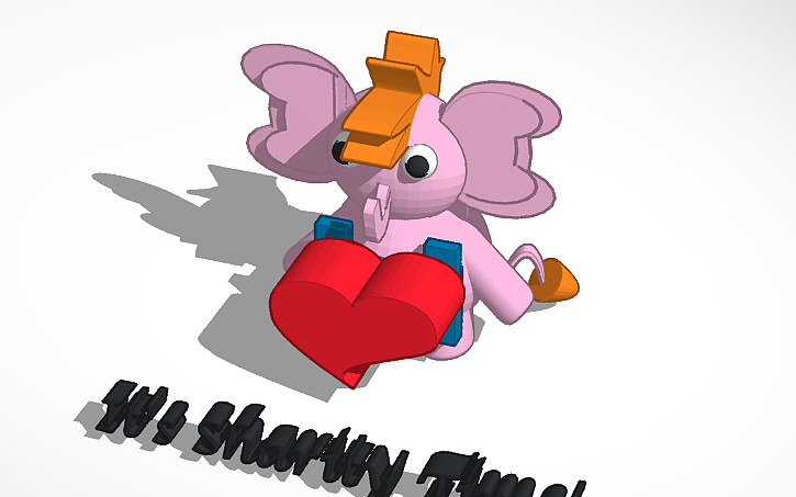 3D design sharity the elephant | Tinkercad