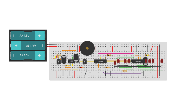 Circuit design Roulette Board (old) | Tinkercad
