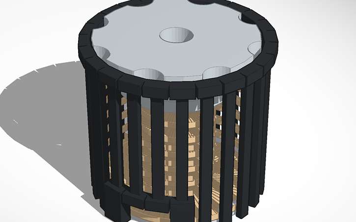 3D design Car air filter - Tinkercad