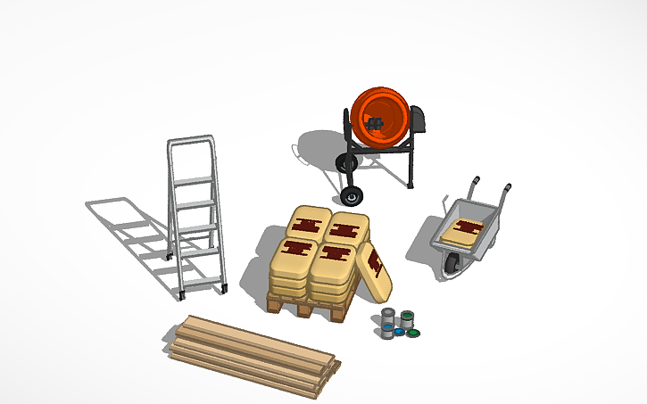 3D design building materials | Tinkercad