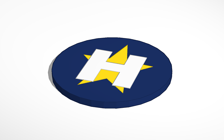 3D design Astros Logo | Tinkercad