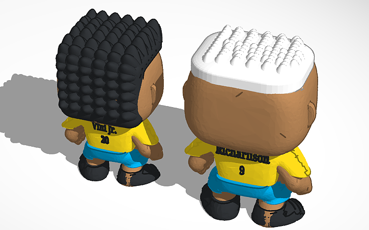 3D design Funko Pop VINICIUS JR. - Tinkercad