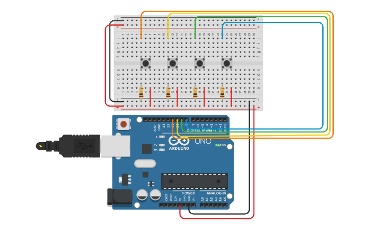 Circuit design actividad1.-diagrama I - Tinkercad