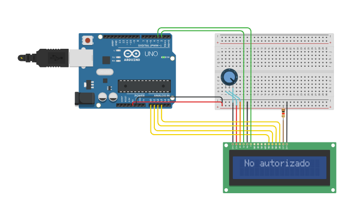 Circuit design proyecto - Tinkercad