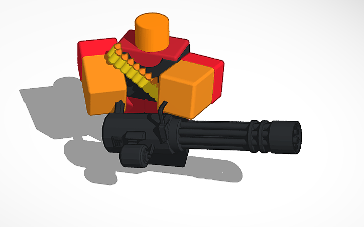 3D design Minigunner - Tinkercad