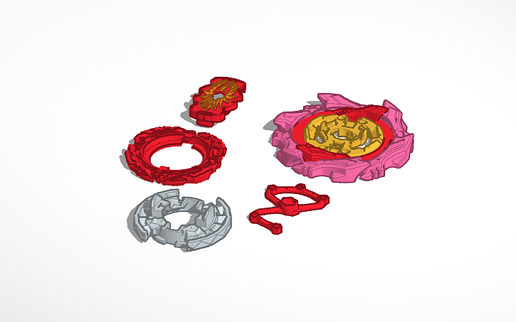 3D design Scythe Phoenix Energy Layer and Forge Disk | Tinkercad