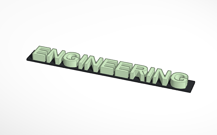 3D design Engineering - Tinkercad