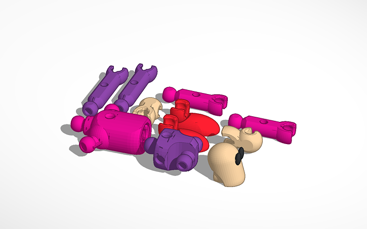 3D design I made a person, I made a per- - Tinkercad