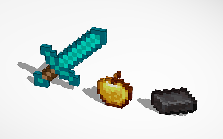 3D design The Minecraft Stuff - Tinkercad