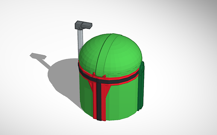3D design bo bo fett - Tinkercad