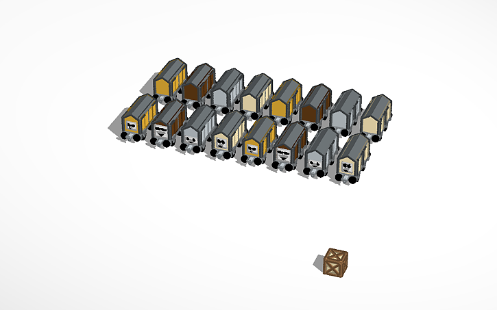 3D design Troublesome vans (fourth set) | Tinkercad