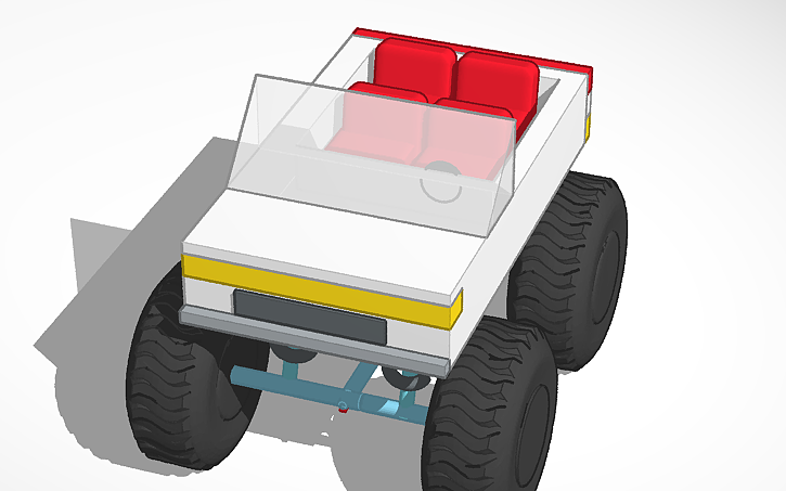 3D design monster truck | Tinkercad