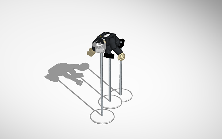 3D design Gojo satoru - Tinkercad