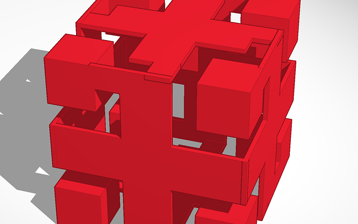 3D design Geometric Cutout Box | Tinkercad