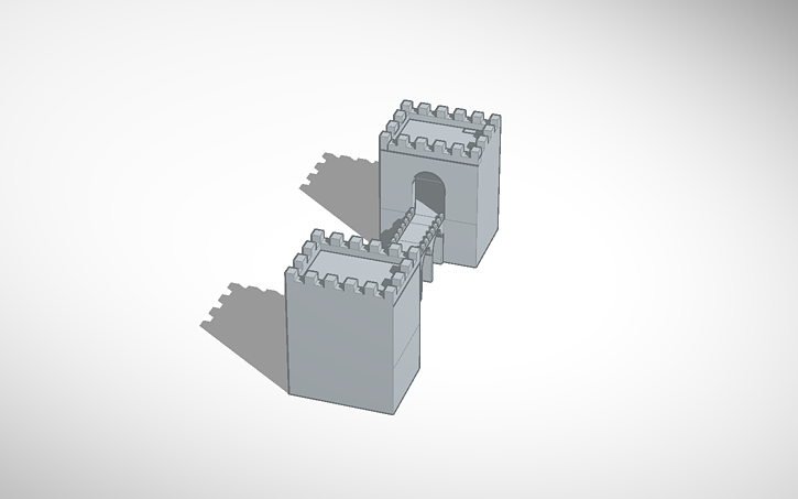 3D design Bridge - Tinkercad