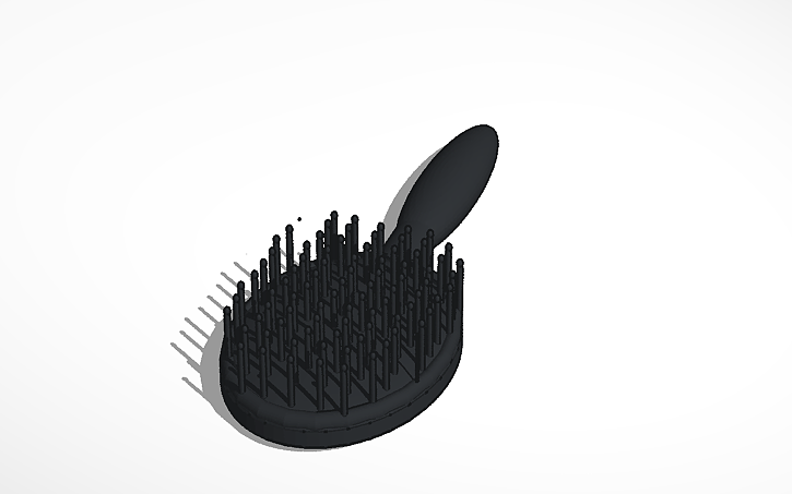 3D design random object generator/ hairbrush - Tinkercad