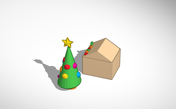 3D design Ginger bread house | Tinkercad