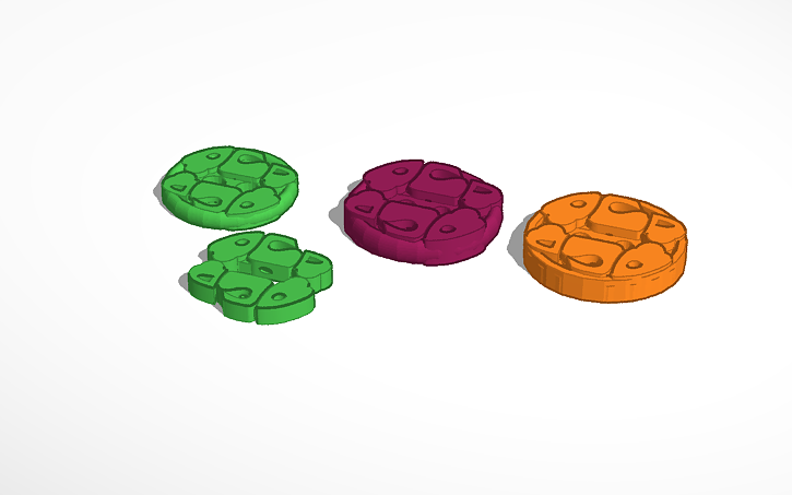 3D design button - OCD | Tinkercad