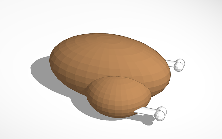 3D design Turkey #thanksgiving - Tinkercad