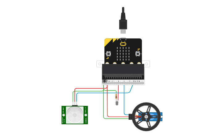 Circuit design Smart fan - Tinkercad