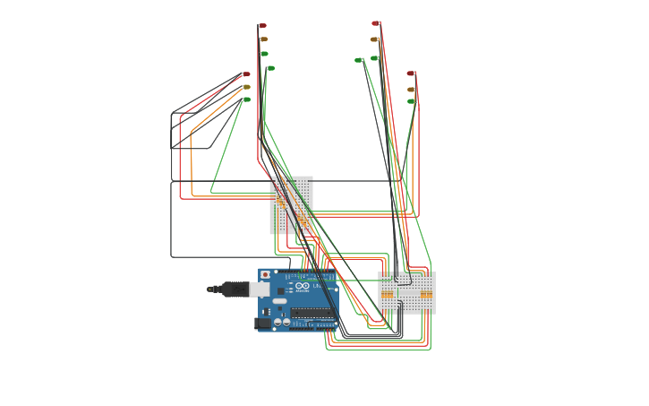 Circuit Design Traffic Light Simulation Example With Filter Tinkercad