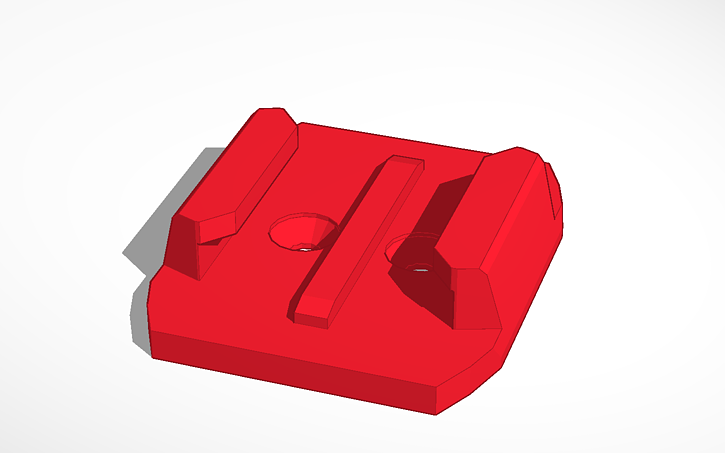 3D design GoPro clamp mount - screws | Tinkercad