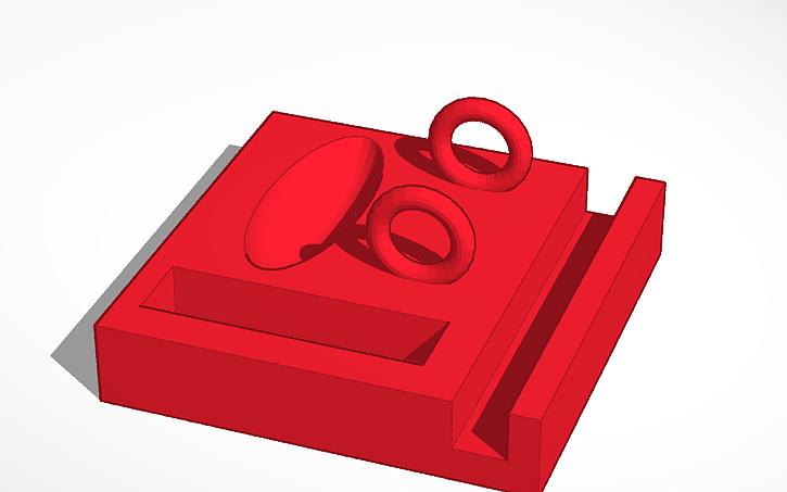 3D design organisateur gadget | Tinkercad