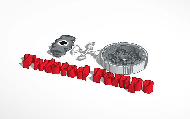 3D design Twisted Tempo - Tinkercad
