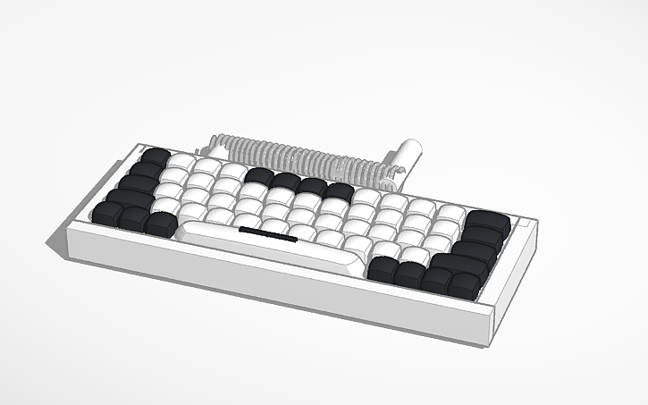 3D design Gaming keyboard #3 - Tinkercad