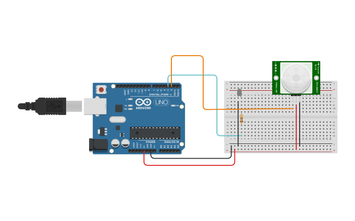 Circuit design Lampadaire Intelligent Prog2 - Tinkercad