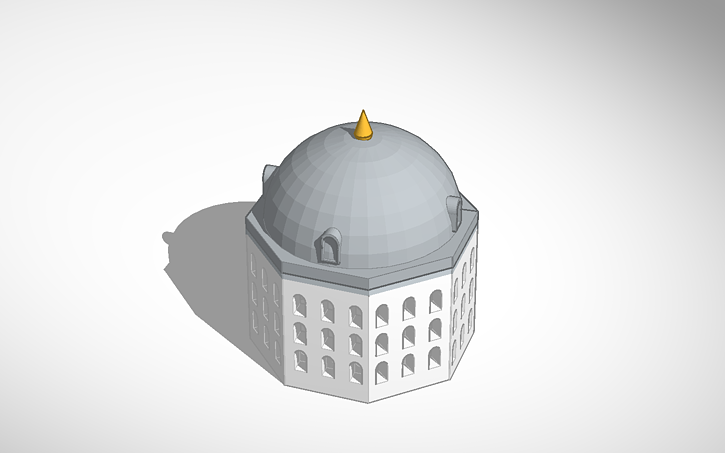 3D design Hagia Sophia Dome/Windowed Roof Building | Tinkercad