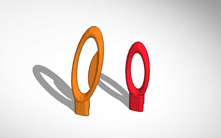 3D design Scissor handle - Tinkercad