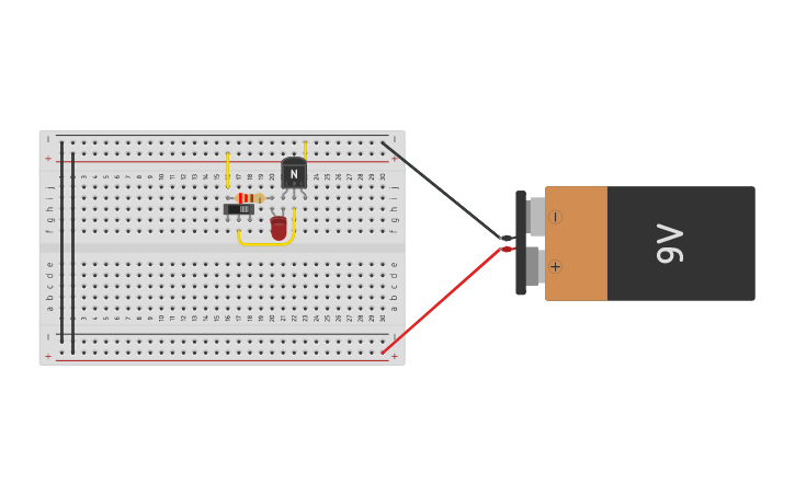 Circuit design Touch Sensor - Tinkercad