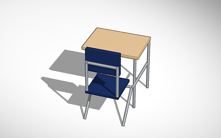 3D design Copy of Homeroom 118 Student Desk Emerson Middle School Union ...