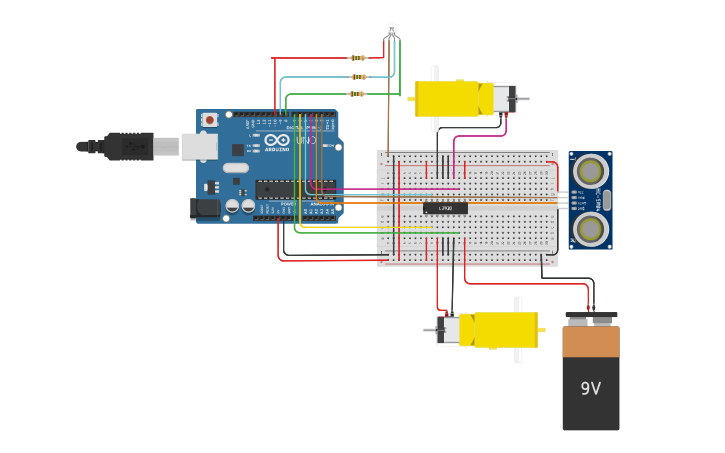 Circuit design Proto2 | Tinkercad