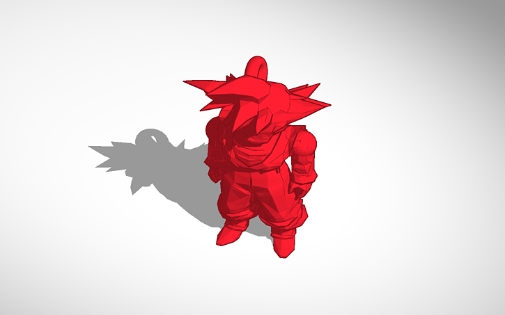 3D design GOKU Keyring | Tinkercad