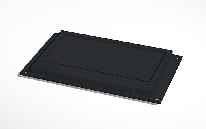 3D design 2.42'' OLED SSD1309 - Tinkercad