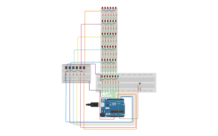 Circuit design Roulette | Tinkercad