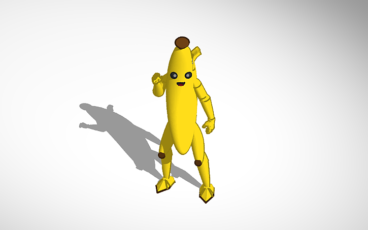 3D design Copy of banana fortnite - Tinkercad
