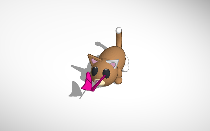 3D design Cute Kitten | Tinkercad