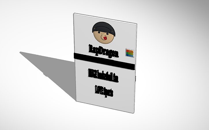 3D design My *precious* TinkerTrading Card - Tinkercad