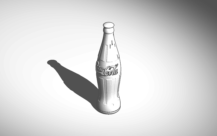3D design coca cola flesje | Tinkercad
