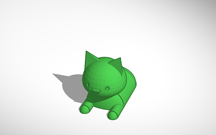 3D design Cat - Tinkercad