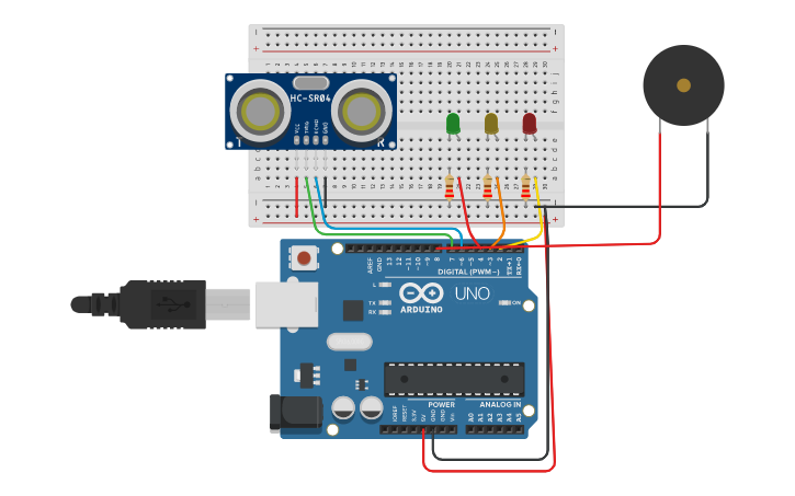 Circuit design ELPRO YECTO - Tinkercad