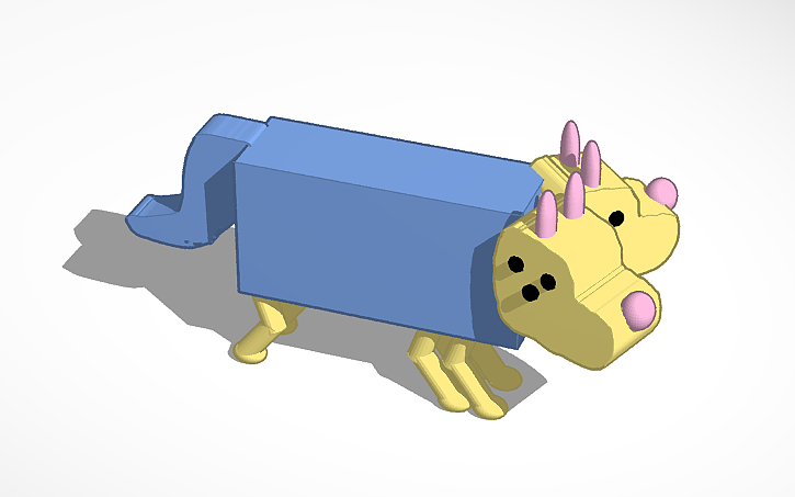 3D design Pillow - Tinkercad