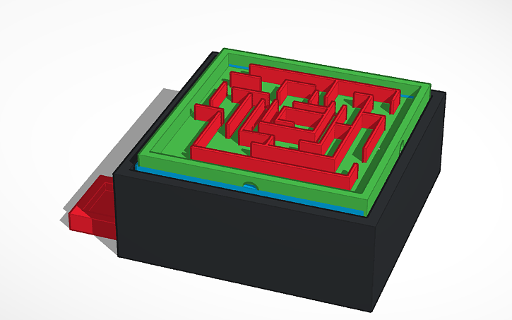 3D design maze - Tinkercad