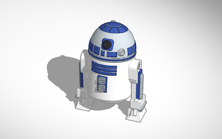 3D design R2D2 | Tinkercad