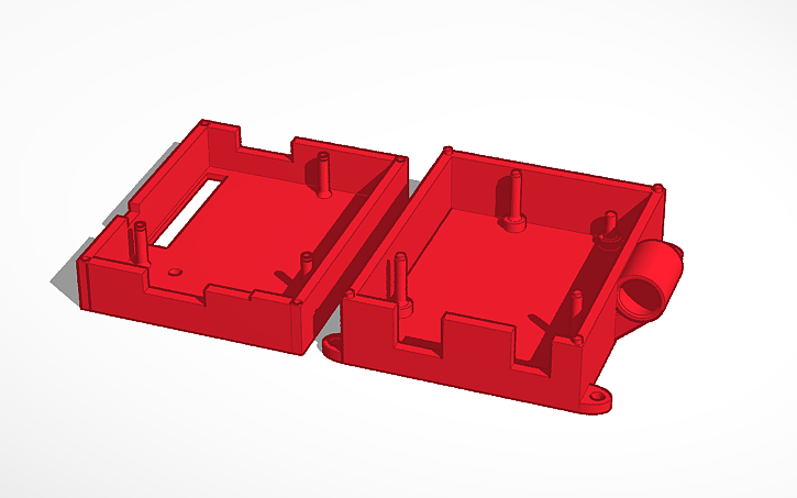 3D design Robo Arduino Box for Arduino and Adafruit motor controller ...