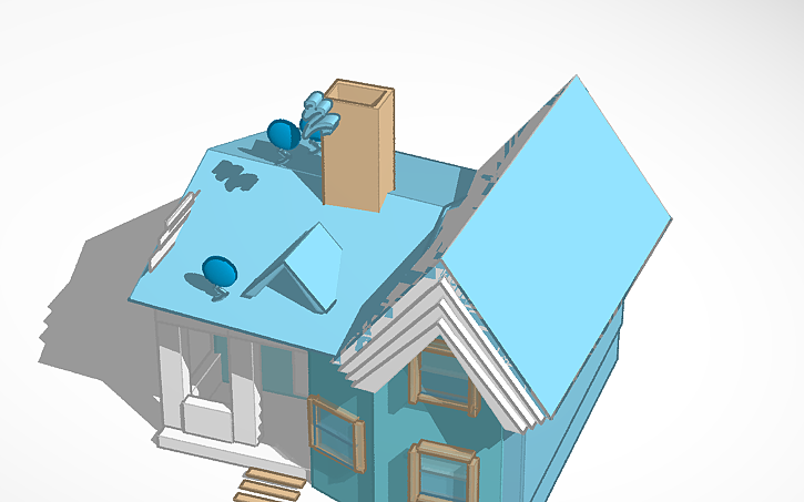 3D design Up Cartoon Home | Tinkercad