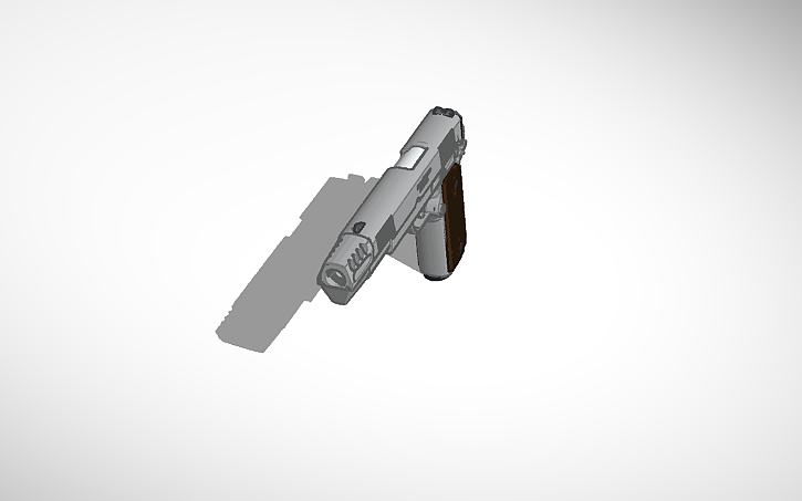 3D design Colt 1911 - Tinkercad